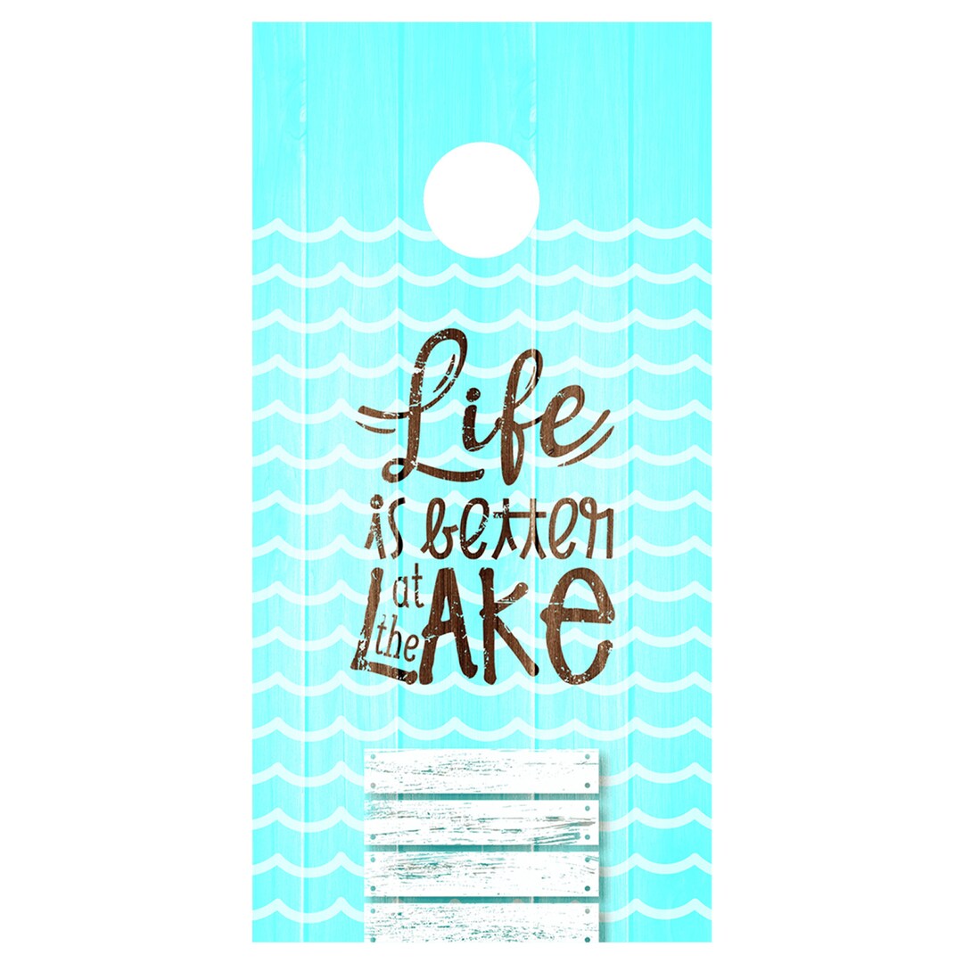 Lake Life Cornhole Decal Wraps pair Skins UV Laminated - Etsy
