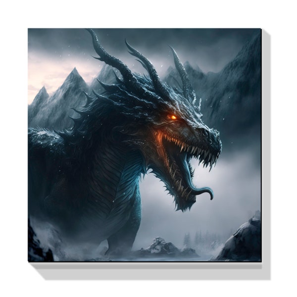 Dragon Wall Art - Etsy