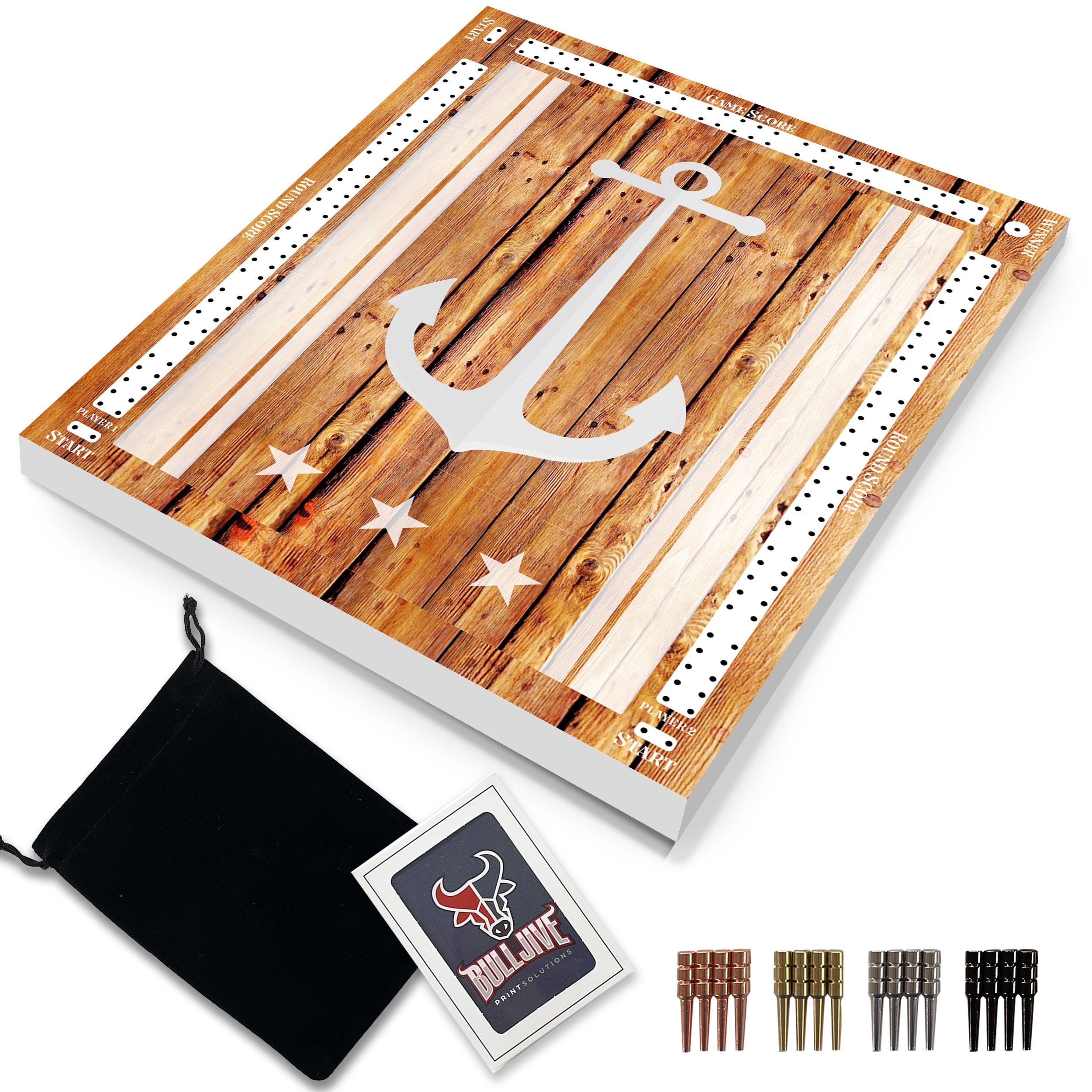Cross Cribbage Board Set Includes the Board Cards Pegs & a - Etsy