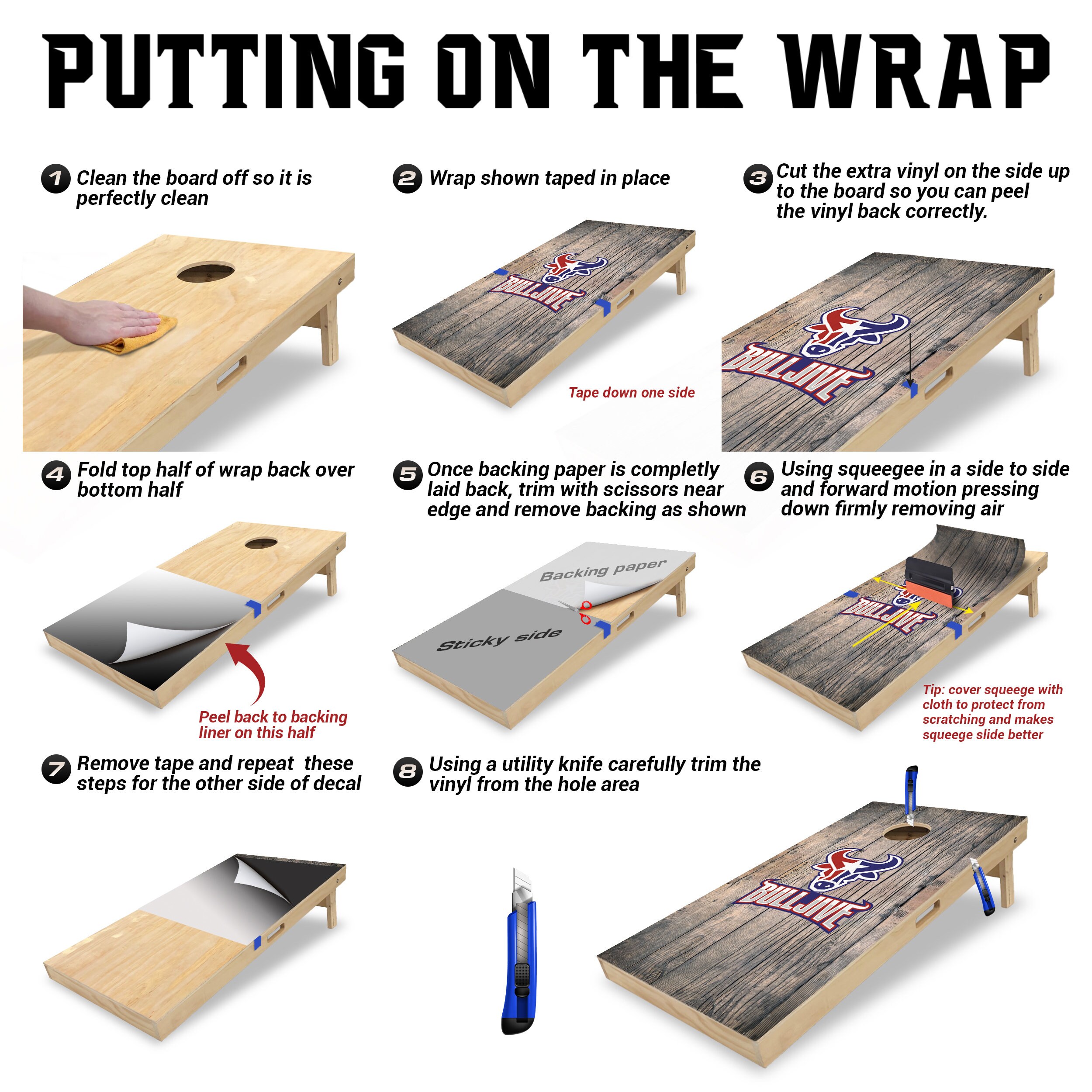 Autism Awareness Cornhole Decal Wraps pair Skins UV Laminated Adhesive ...