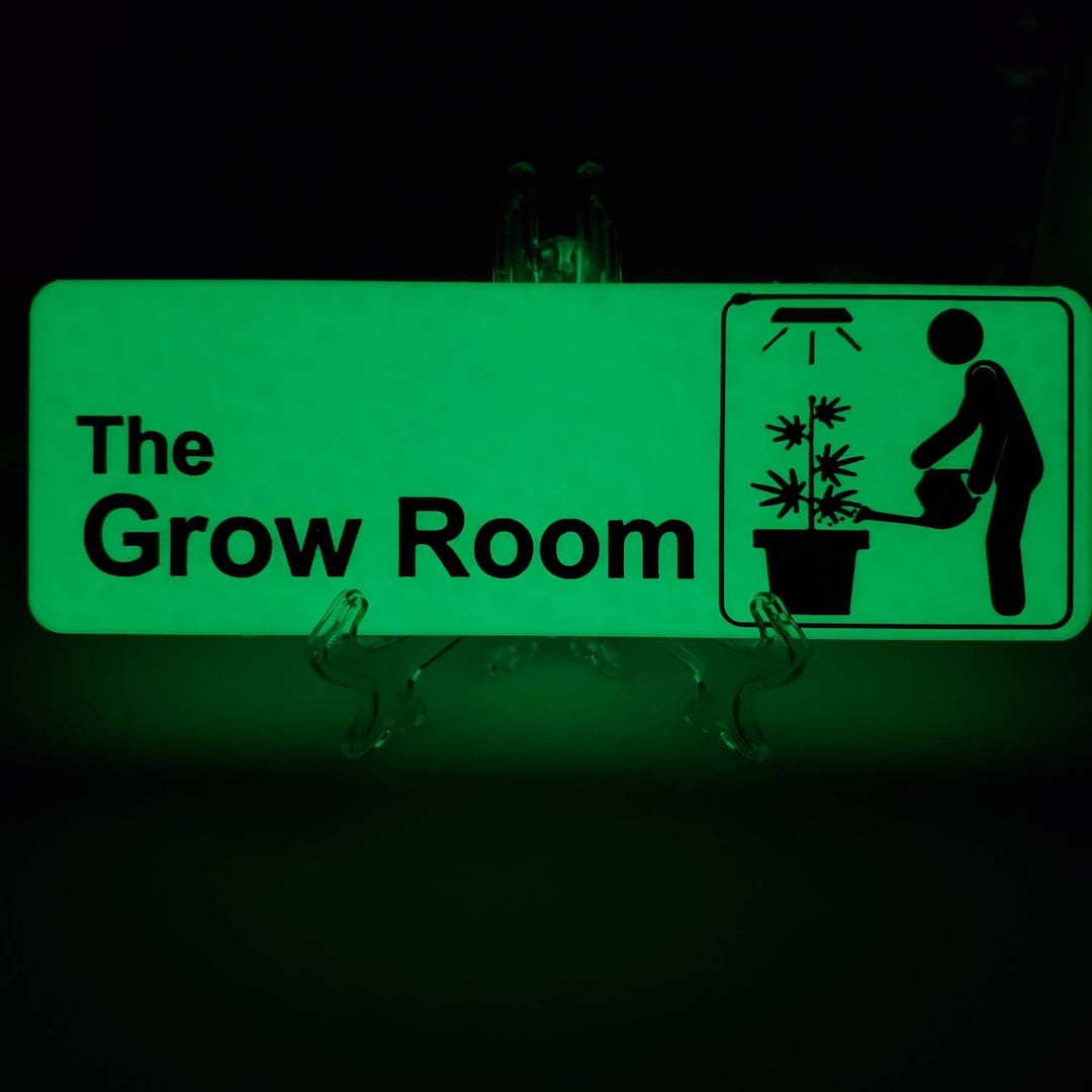 The Grow Room Sign, STAND INCLUDED!!! - Etsy