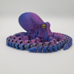Articulated Fidget Octopus: A Lifelike 3d-printed Masterpiece - Etsy