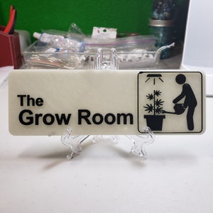 The Grow Room Sign, STAND INCLUDED!!! - Etsy
