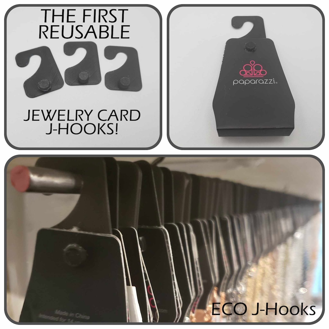 Eco J-hook: the Ultimate Reusable Jewelry Tag Solution pack - Etsy