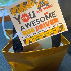 Bus Driver Appreciation, Thank You Pdf, Printable Image for Cards or ...