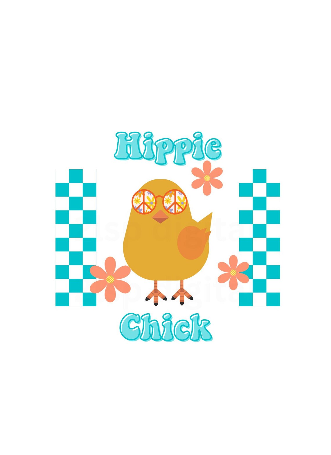 Easter Png, Hippie Chick, Groovy, Peeps Svg, Pdf, Jpg, Sublimation ...