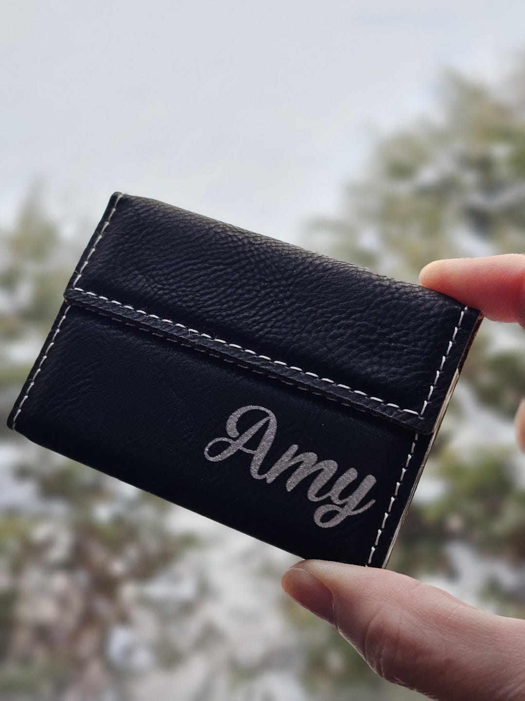 Personalized Engraved Business Card Holder, Custom Card Case, Corporate ...