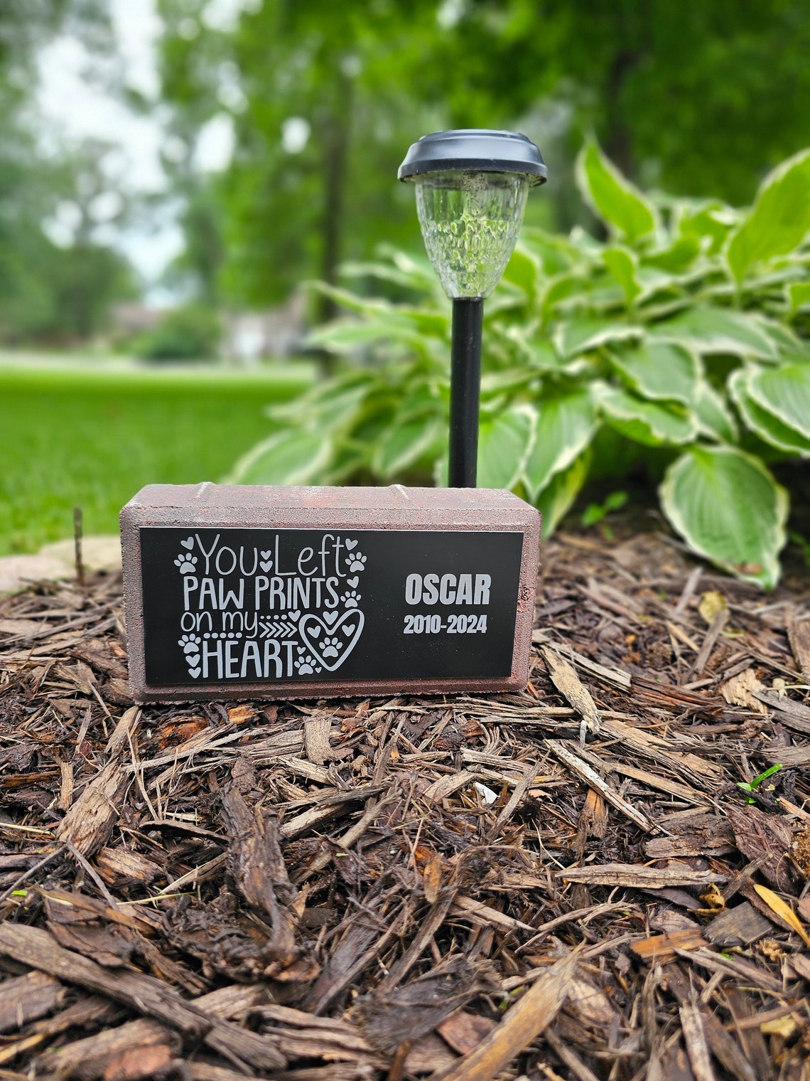 Personalized Memorial Brick/garden Stone/pet Gravestone/brick Paver ...