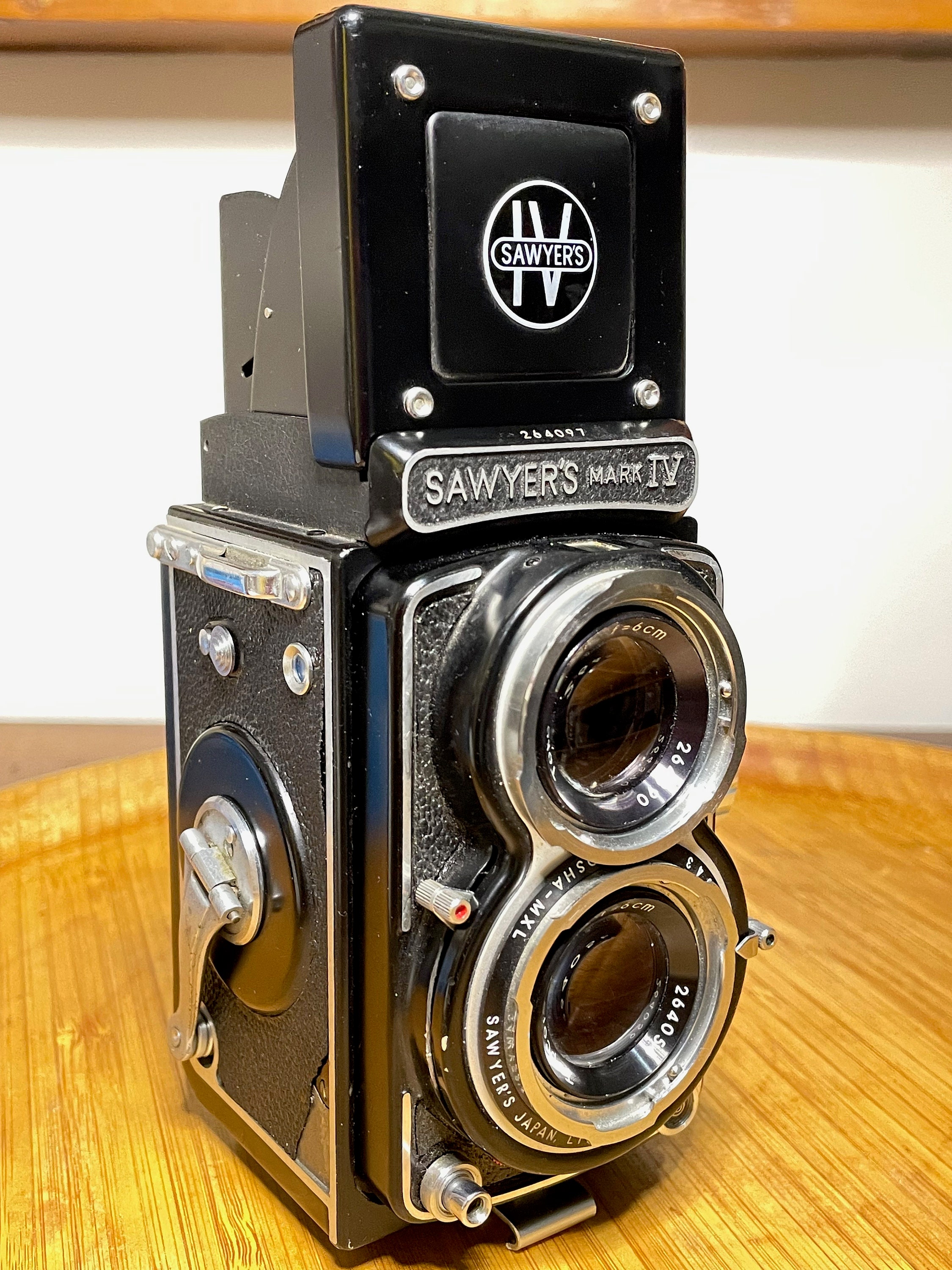 SAWYERS Mark IV Miniature Twin Lens Reflex 127 Camera F2.8 Lens W/film ...