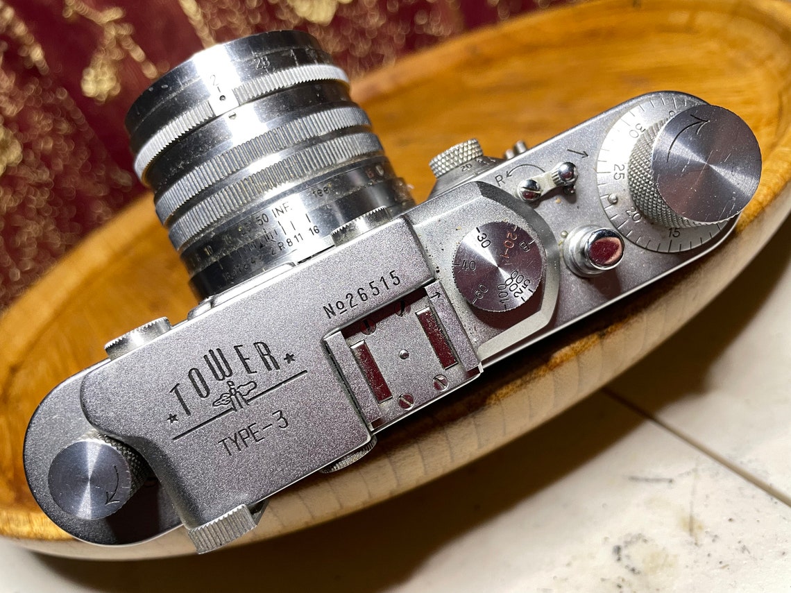 NICCA "tower" TYPE 3 35MM Rangefinder Camera W/ Nikkor 50mm F2 Lens ...