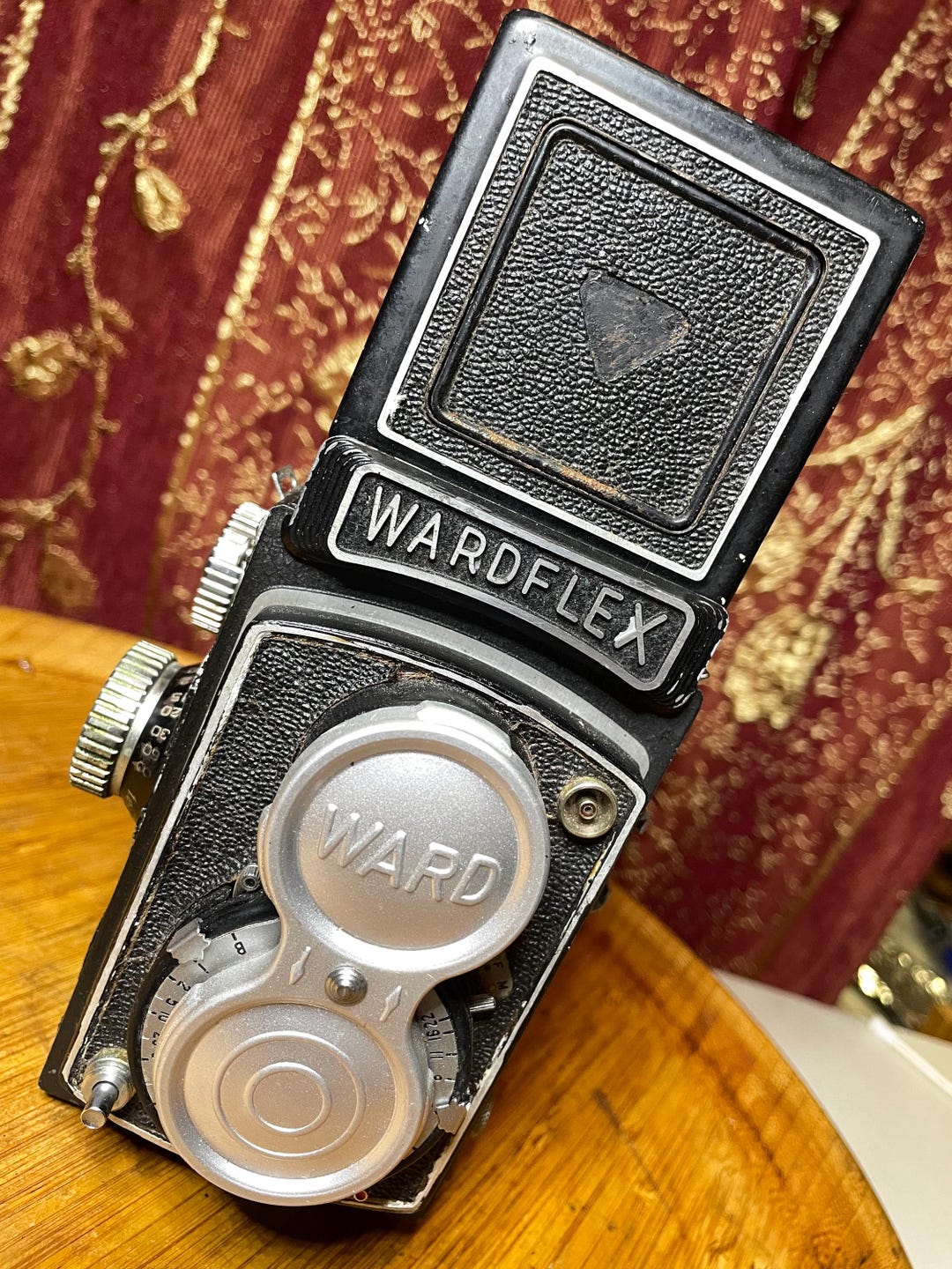 WARDFLEX II 6X6 Medium Format Twin Lens Reflex Camera 120 Film Exc.cond ...