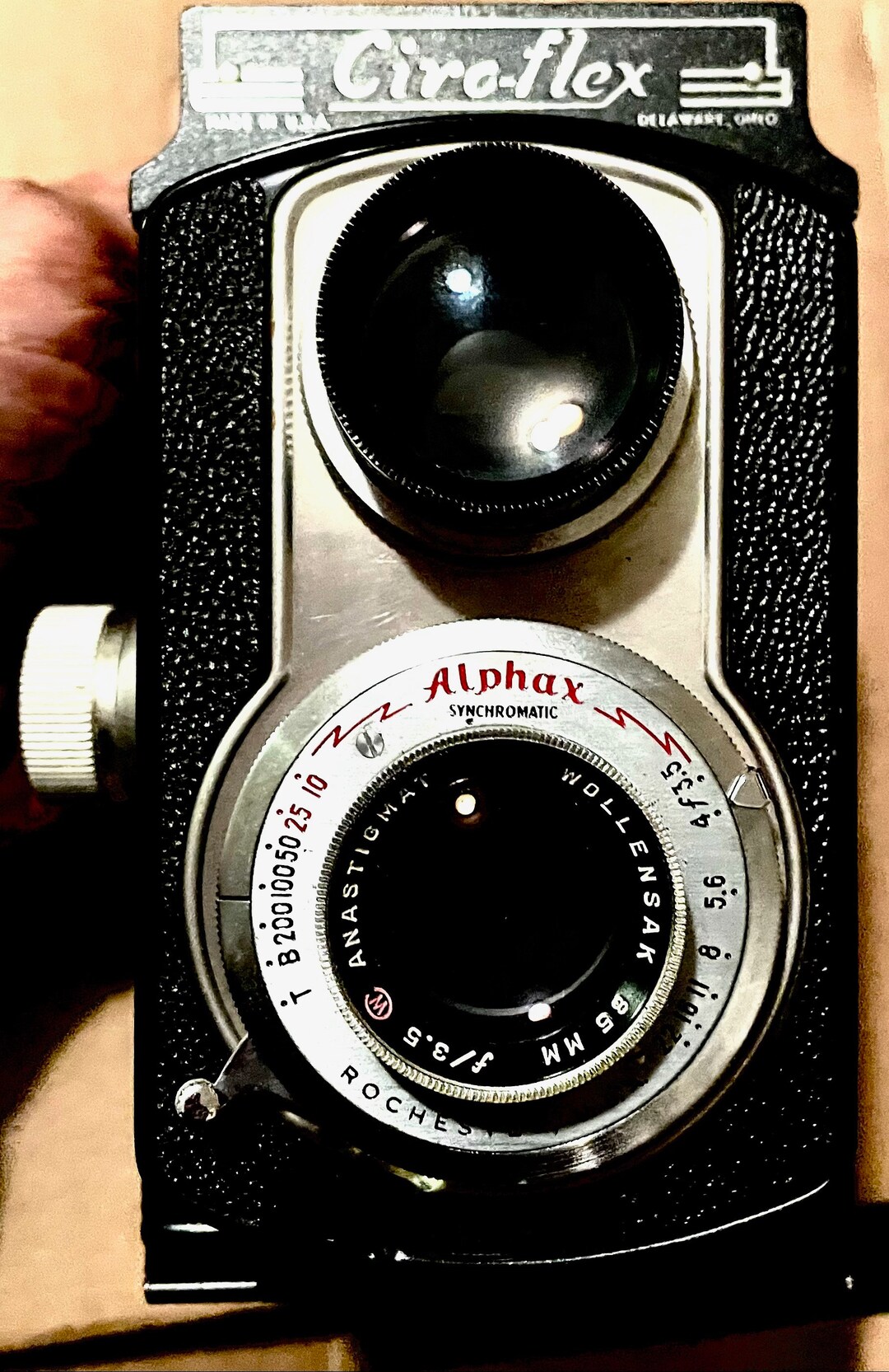 CIRO-FLEX MODEL D Medium Format Twin Lens Reflex Camera W/ Alphax ...