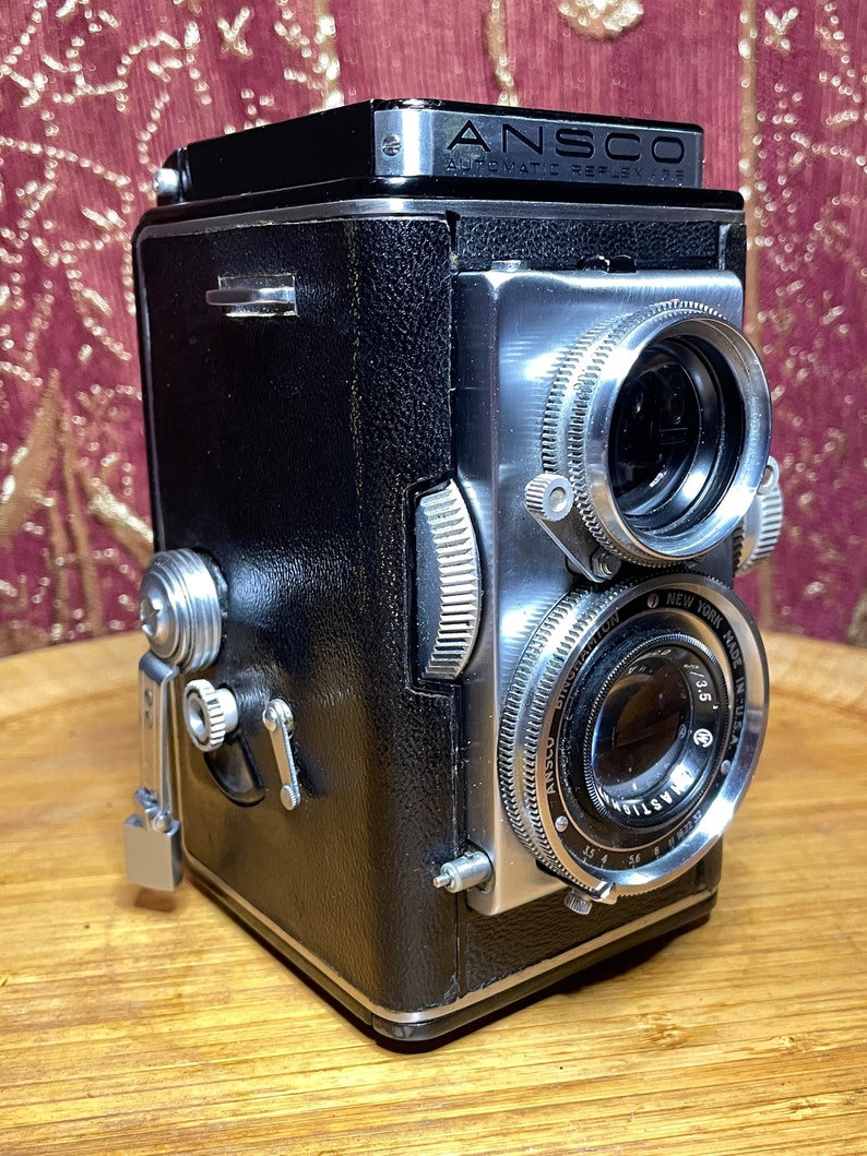 ANSCO Automatic Reflex /3.5 Medium Format 2 1/4x2 1/4 Twin Lens Reflex ...