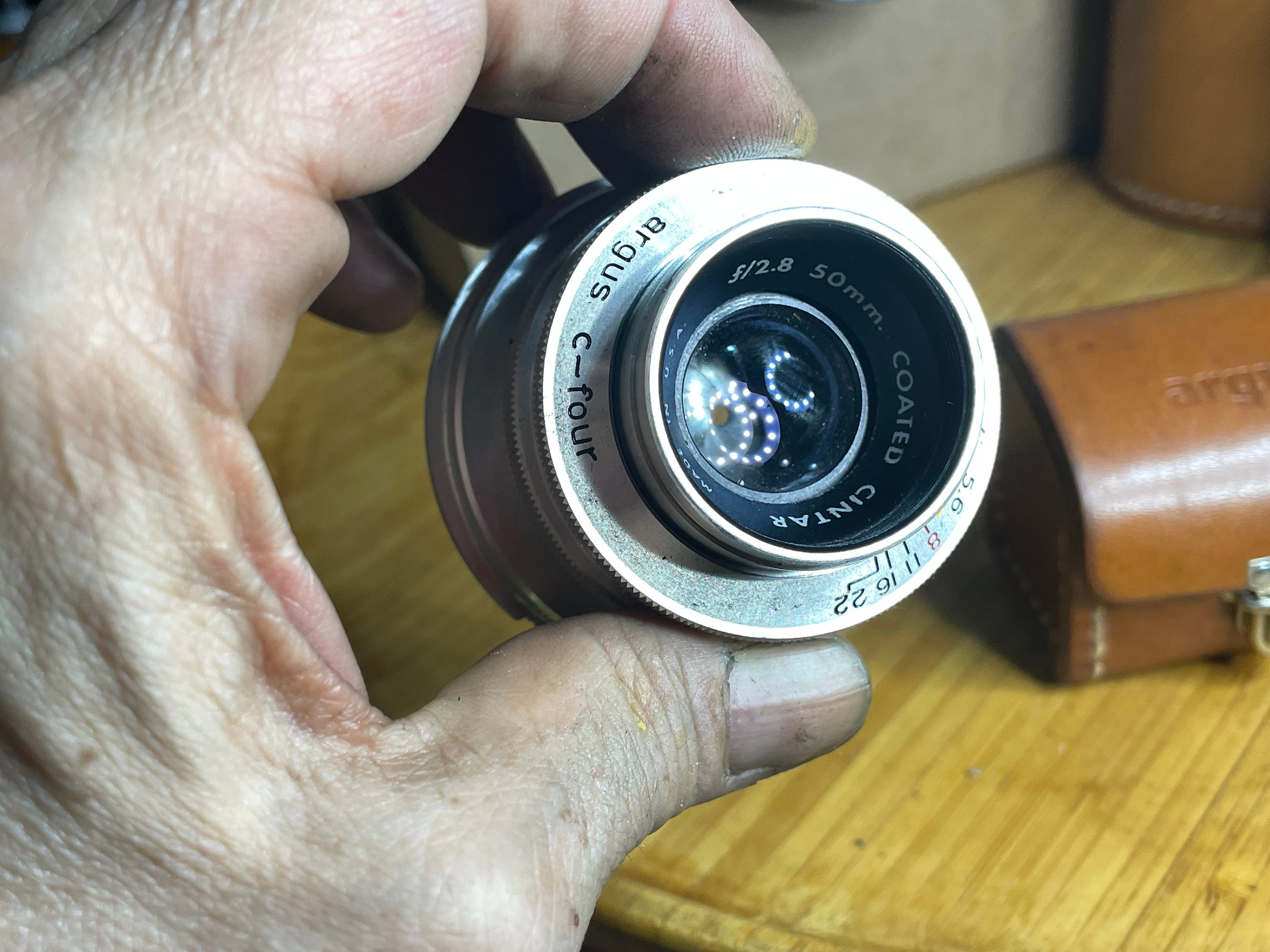 GEISS Modified ARGUS C4 3 Lens Set W/vari-finder, Enna Lithagon German ...