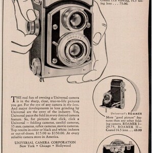 UNIFLEX I Medium Format 2 1/4"x2 1/4" Twin Lens Reflex Camera F.3.5 2 1 ...