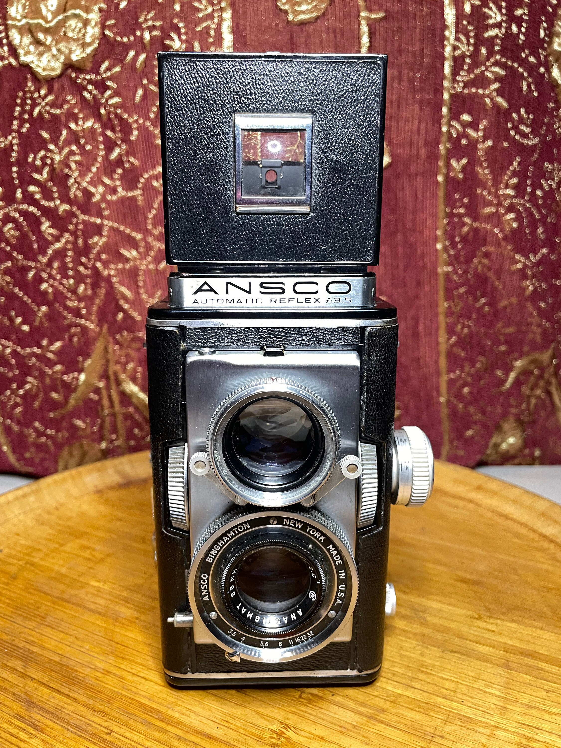 ANSCO Automatic Reflex /3.5 Medium Format 2 1/4x2 1/4 Twin Lens Reflex ...