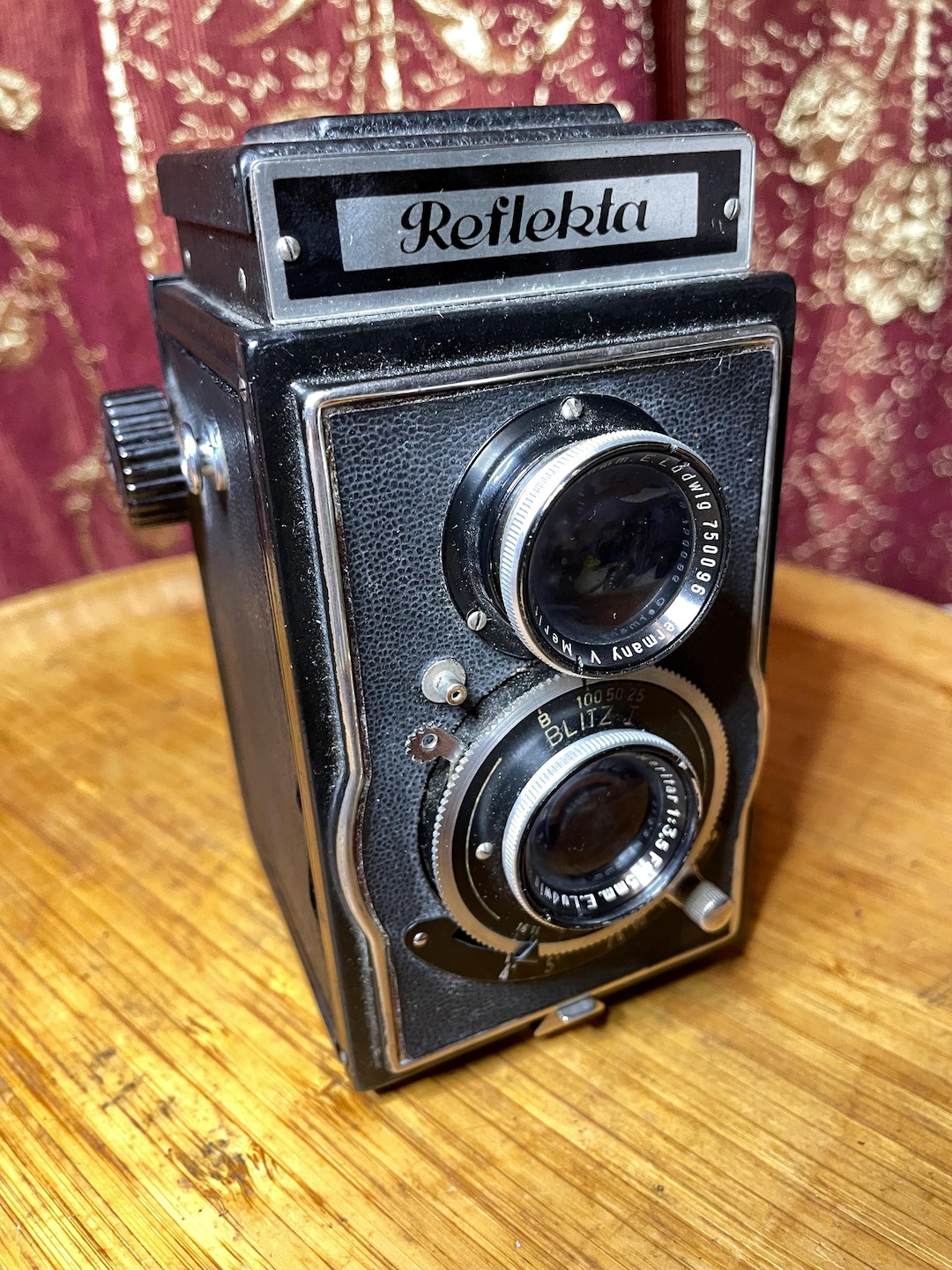 REFLEKTA German Medium Format Twin Lens Reflex Camera W/ E.ludwig F3.5 ...