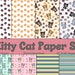 Printable Scrapbook Paper, "kitty Cat" Printable Paper, Digital ...