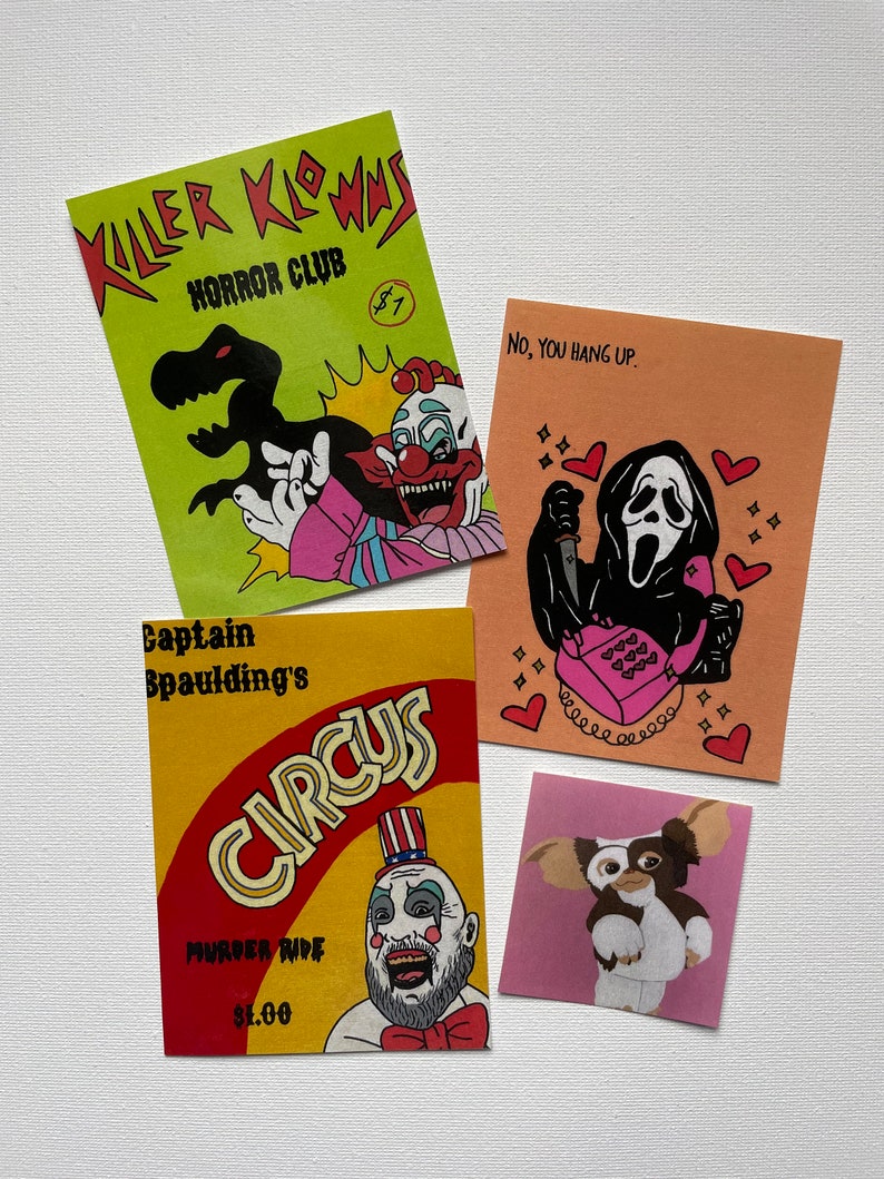 Horror Sticker Pack - Etsy