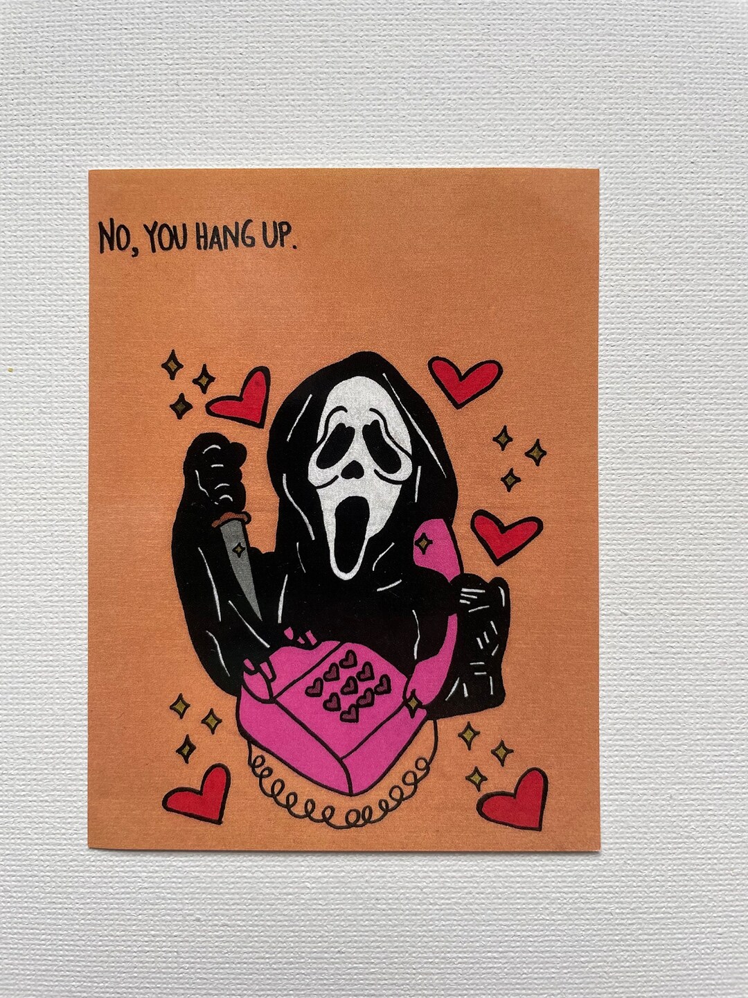 Scream Valentine Sticker - Etsy