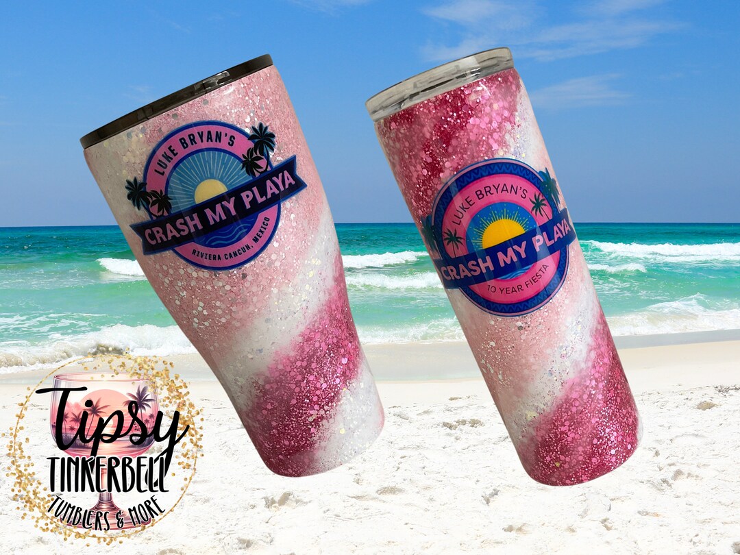 Crash My Playa Epoxy Glitter Tumbler, Original Logo, 2026 Logo, or 10 ...