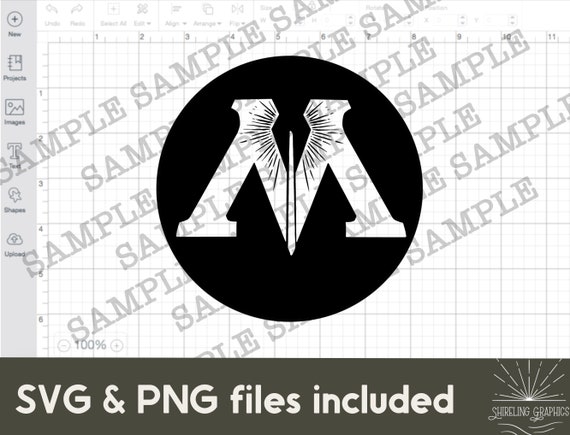 Ministry of Magic Minimal M Logo SVG PNG Image Instant | Etsy