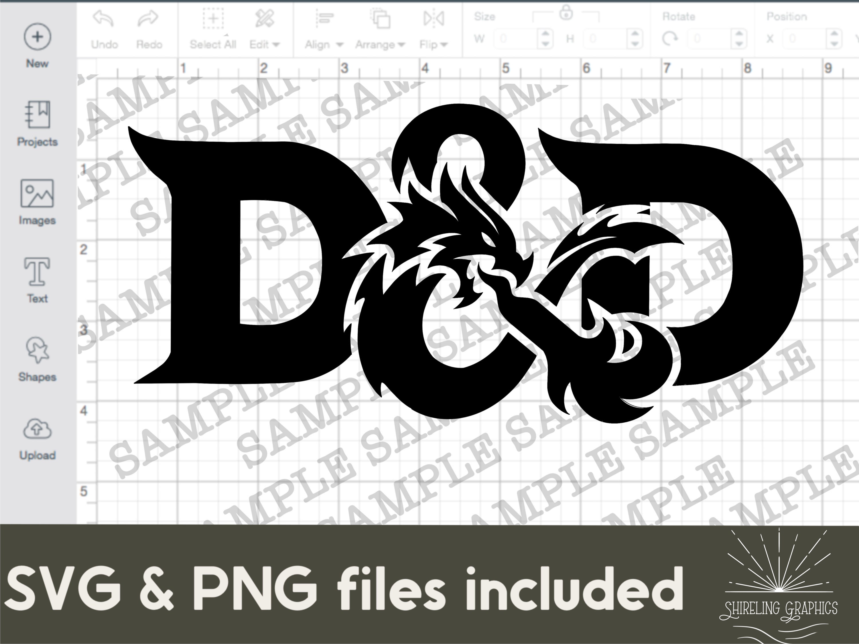 Dungeons and Dragons SVG PNG Instant Download Sign (Instant Download ...