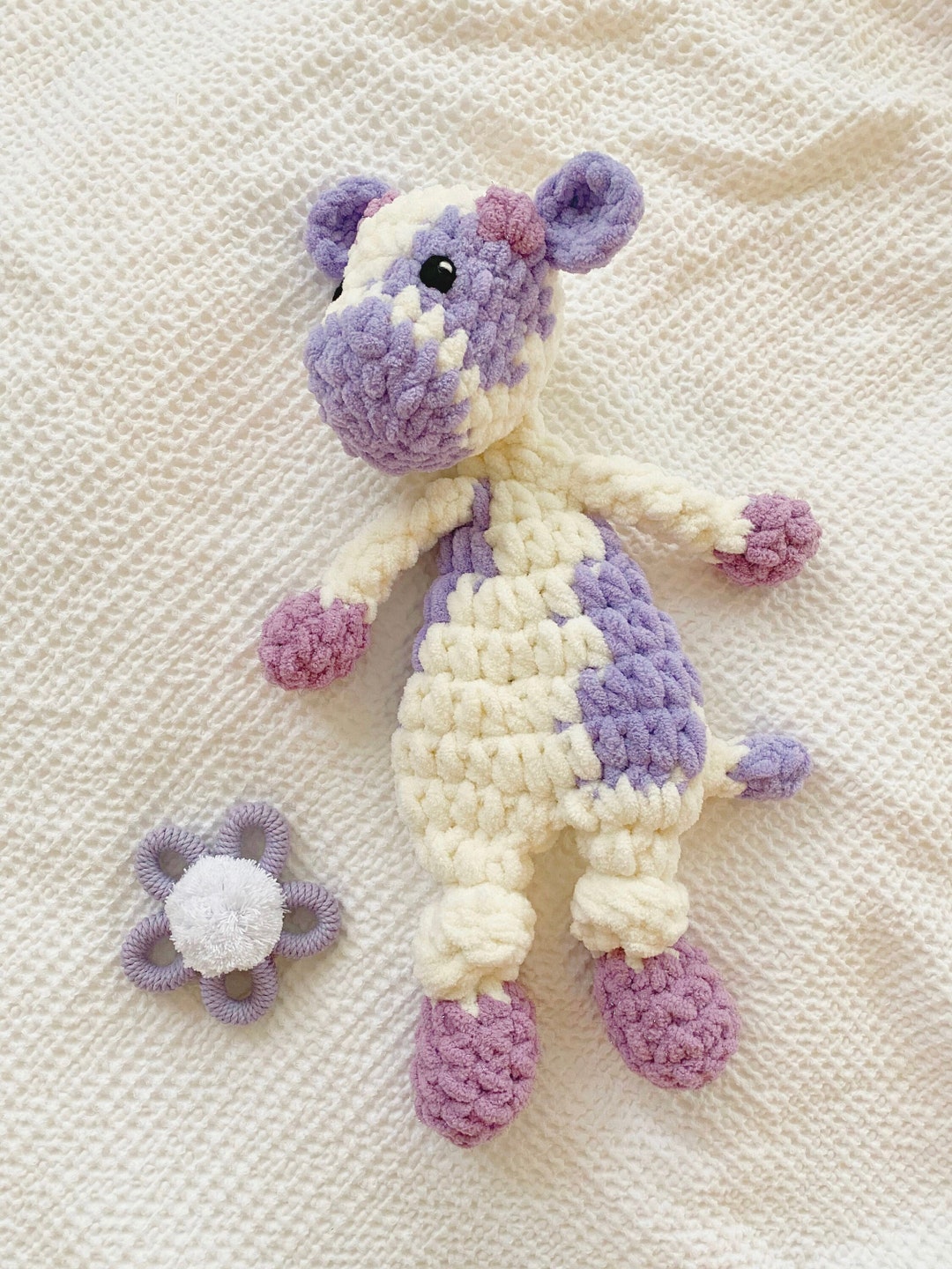 Lavender Cow Mini Snuggler - Purple Cow - Ube Cow - Made to Order - Etsy
