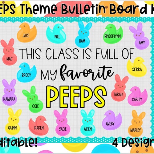 Bee Theme Spring Bulletin Board Kit - Etsy
