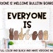Everyone is Welcome- Sign Language/asl Diversity and Inclusion Bulletin ...