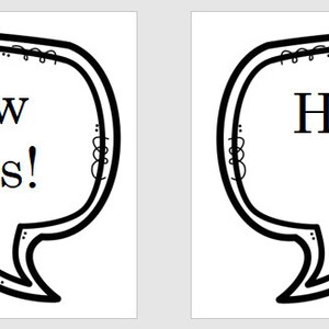 Piggie and Elephant Photo Prop Speech Bubbles - Etsy