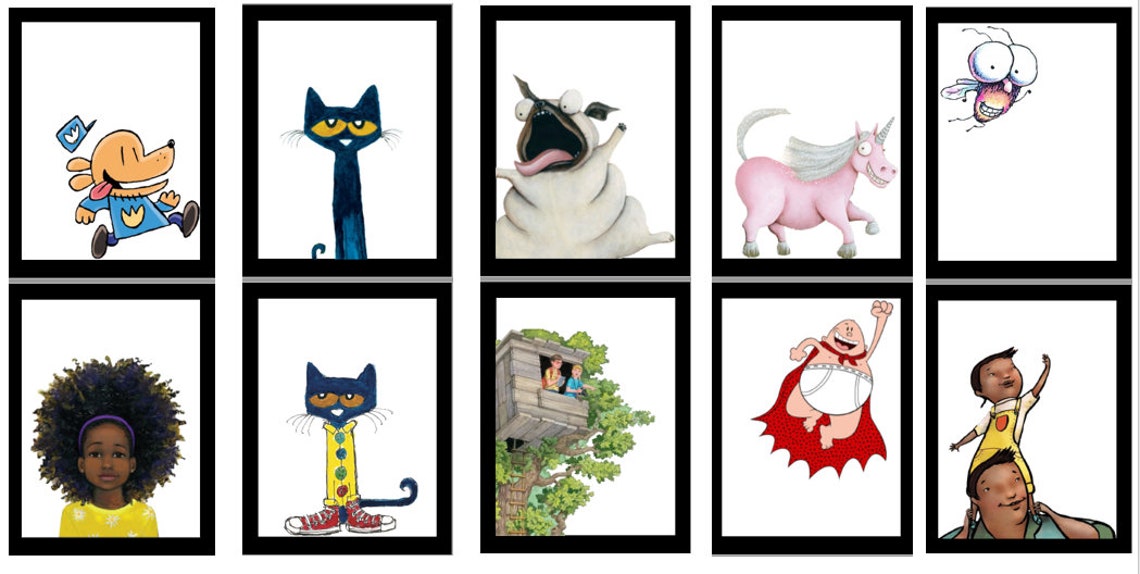 Diverse Children’s Book Character Posters - Storybook Characters With a ...