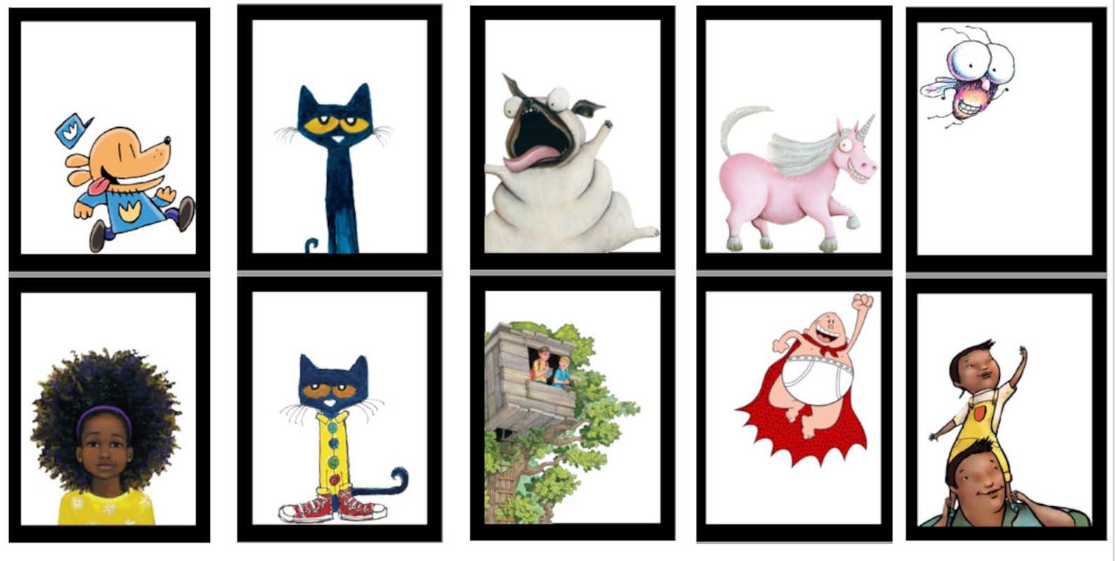 Diverse Childrens Book Character Posters Storybook - Etsy