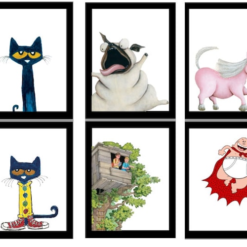 Diverse Book Character Posters Classroom Decor Storybook - Etsy