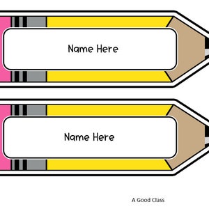 Hello Theme Back to School Bulletin Board and Door Kit With Pencils ...