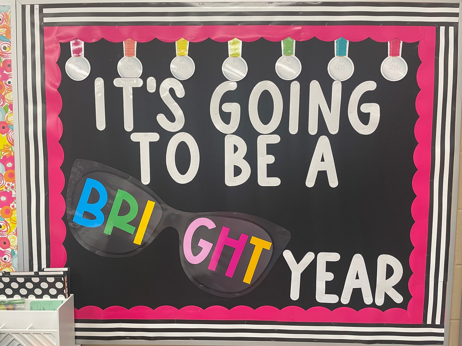 Bright Year Sunglasses Theme Bulletin Board and Door Kit- Back to ...