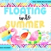 Summer Pool Floaties Theme Bulletin Board and Door Kit- End of the ...