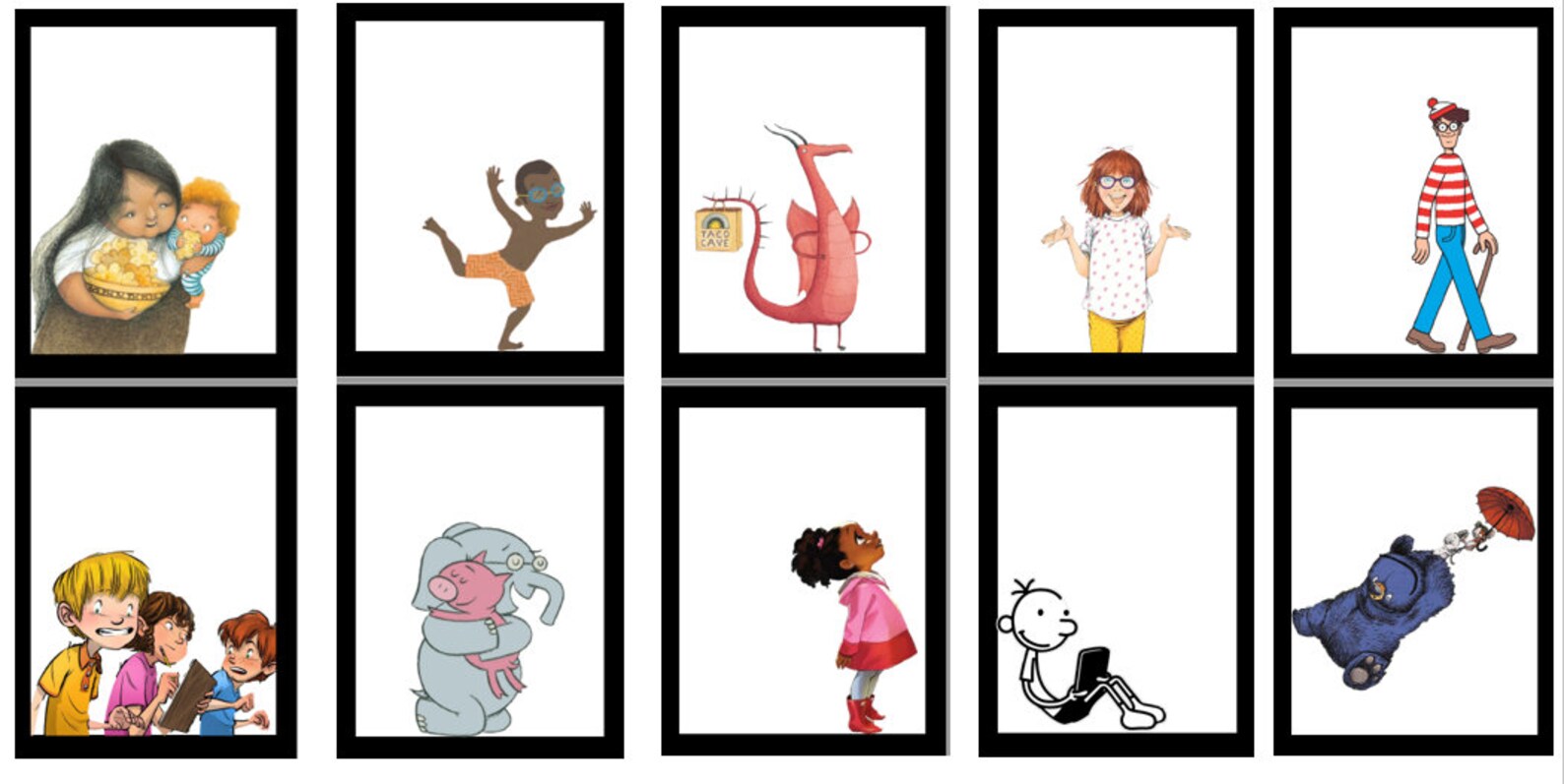 Diverse Childrens Book Character Posters Storybook - Etsy