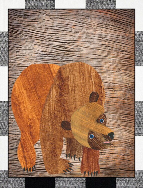 Book Character Posters Rustic Wood Camping Black and White - Etsy