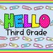 Hello Theme Back to School Bulletin Board and Door Kit With Pencils Pre ...