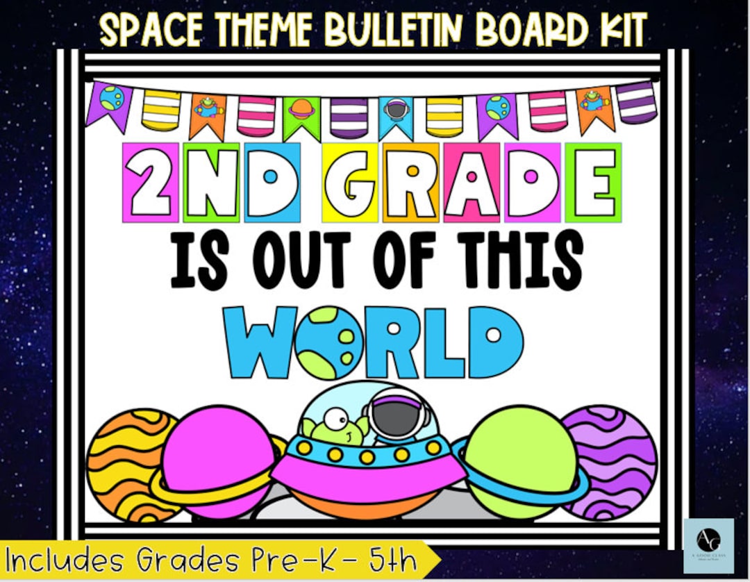 Space Theme Out of This World Bulletin Board and Door Kit - Etsy