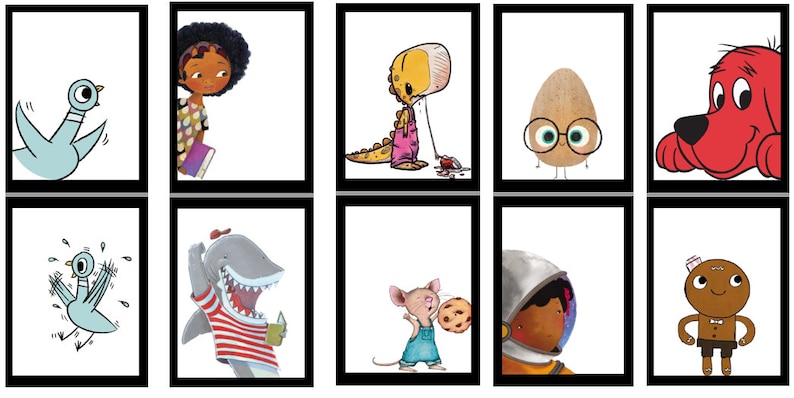 Diverse Children’s Book Character Posters - Storybook Characters With a ...