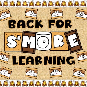 Camping Smores Bulletin Board and Door Kit - Etsy