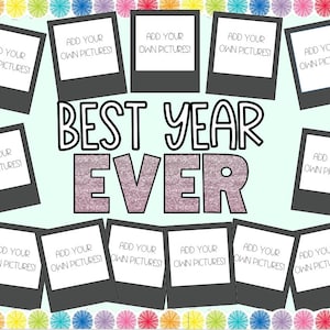 Photo Theme Memories- End of the Year Bulletin Board Kit - Etsy