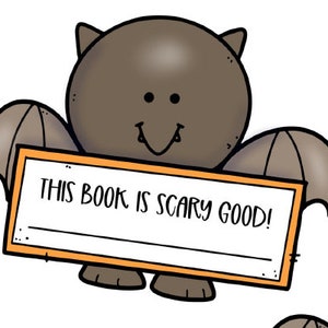 Batty About Books- October/ Halloween Bulletin Board and Door Kit - Etsy