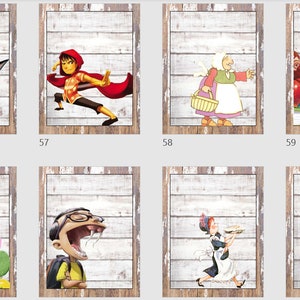 Farmhouse Shiplap Book Character Posters- 100+ Options Included ...