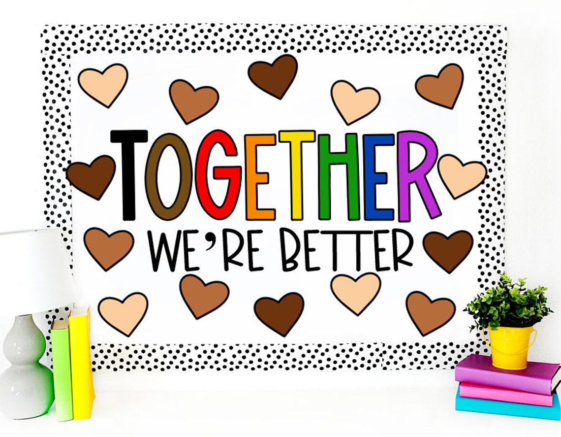 Together We're Better Bulletin Board and Door Kit - Etsy