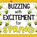Bee Theme Spring Bulletin Board Kit - Etsy