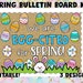 Spring Easter Egg Bulletin Board Kit | Etsy
