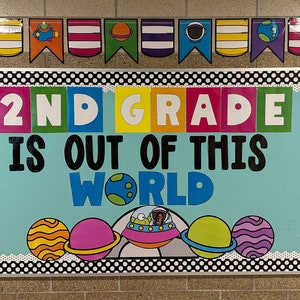 Space Theme Out of This World Bulletin Board and Door Kit - Etsy